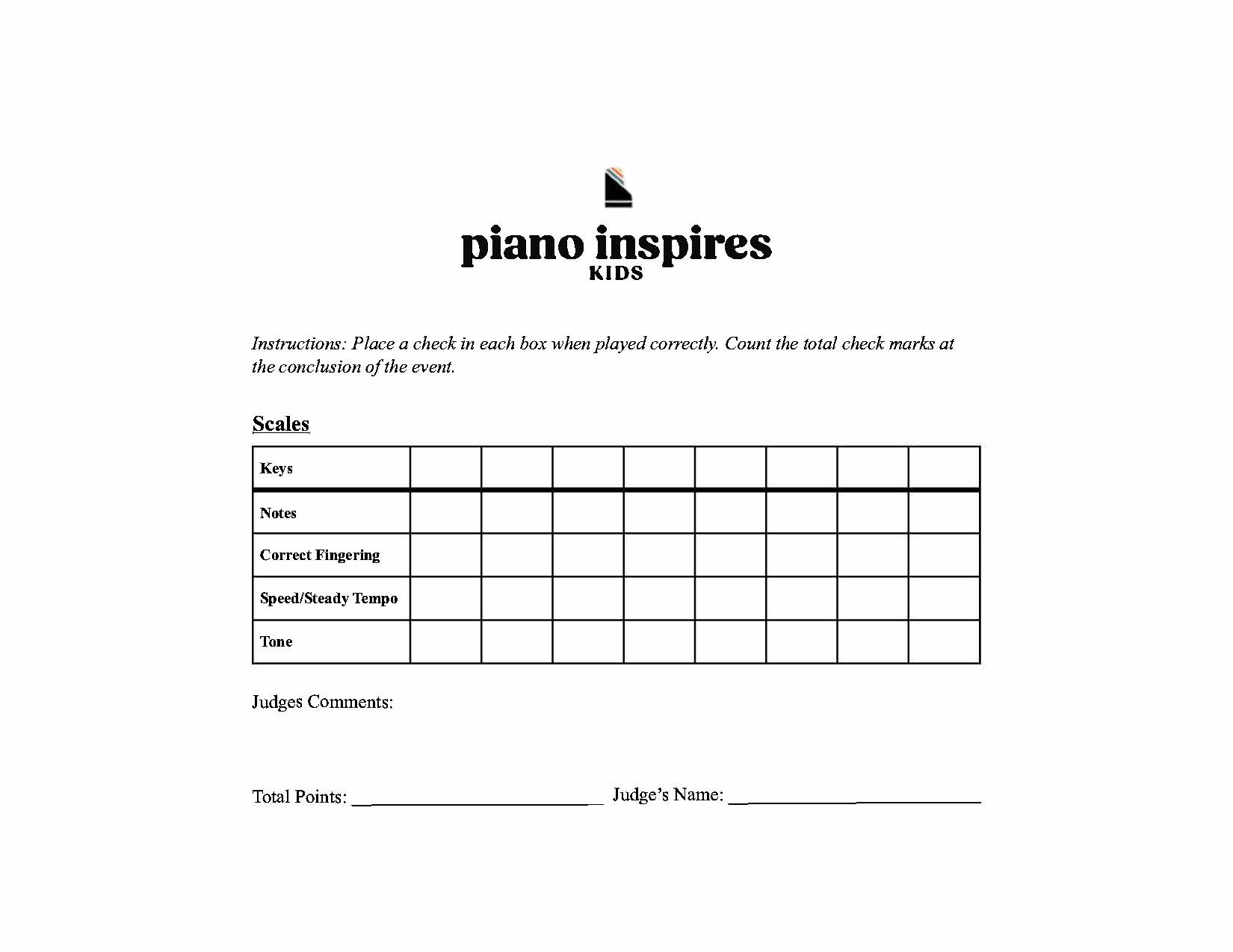 Activities - Piano Inspires Kids